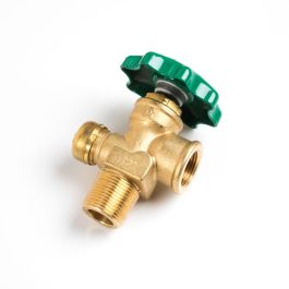LP Vapor Service Valve for 100# Propane DOT Cylinders, 3/4" NGT Inlet ...