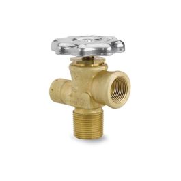 CGA 510 outlet; 3/4" inlet; 1/4" inlet tap; no PRD; Kel-F seat