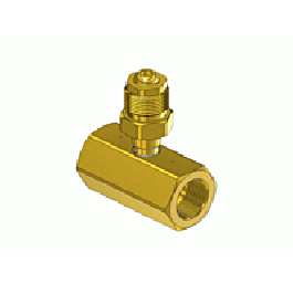 CGA 680, Brass CGA Manifold Coupler Tee