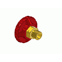 CGA-510 Handtight Nut for Acetylene/Propane/Natural Gas
