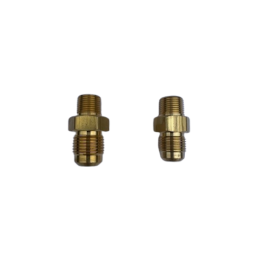 Flare Tubing Adaptor for Cryogenic Oxygen, CGA 440 Male, 5/8'' Flare x ...
