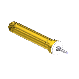 Nipple - Residual Pressure, CGA320, SS PIN