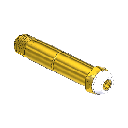 Western #615-3T - Handtight Nipple, CGA 510/CGA 580/CGA 590, 1/4NPTM, 3LNG"