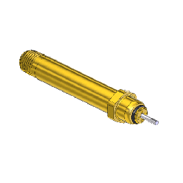 Nipple, CGA 540 / CGA 555, RETRACTABLE PIN