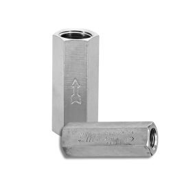 Check Valve Stainless Steel, 1/4" F.NPT Soft Seat, 250 PSIG